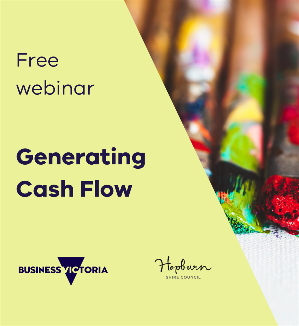 Generating cash flow webinar Hepburn Shire Council