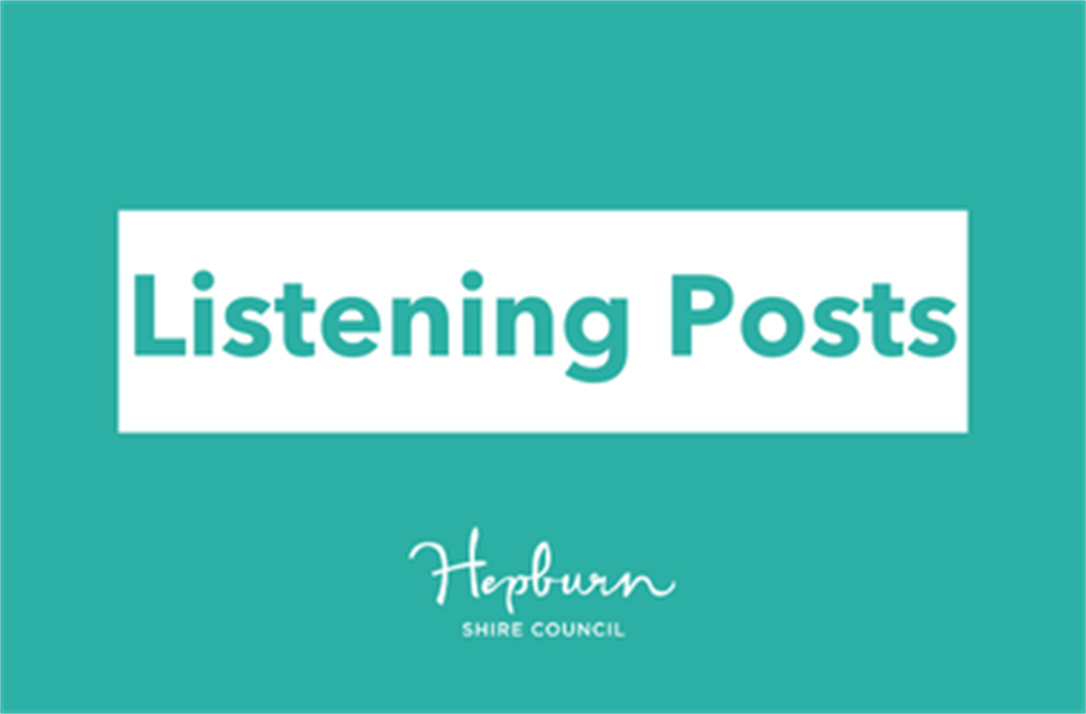 Council to host Listening Post events across the Shire in 2025 Hepburn ...